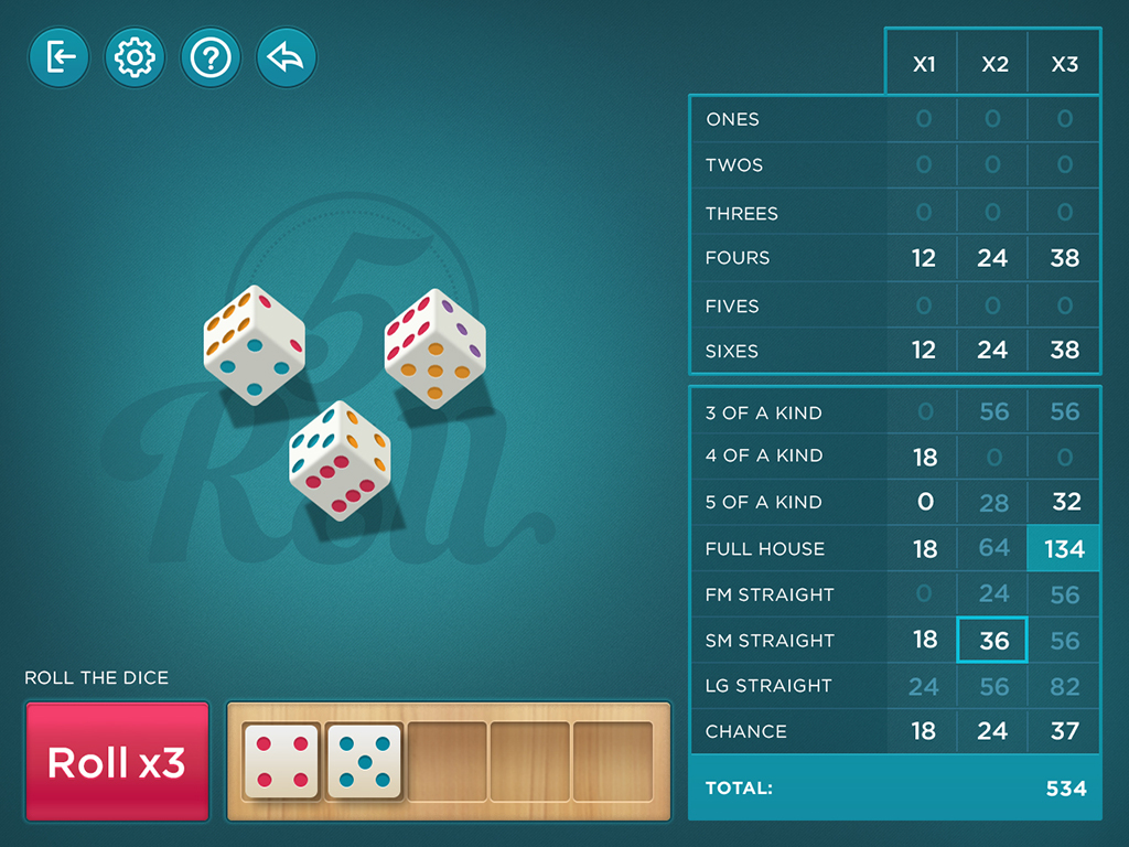 5 Roll | Microsoft Casual Games - The Zone