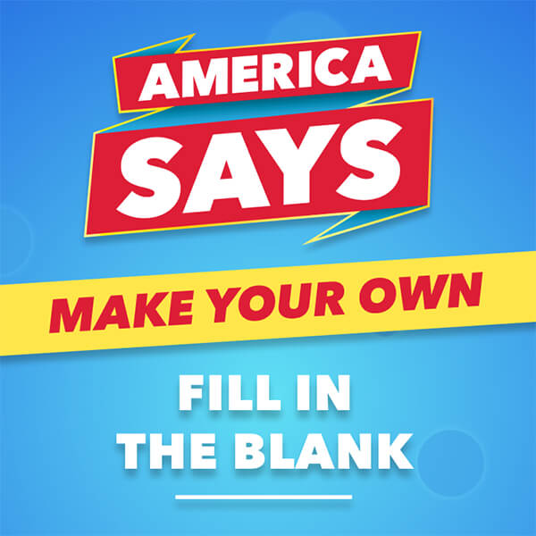 Make Your Own America Says - Free Online Game | Game Show Network