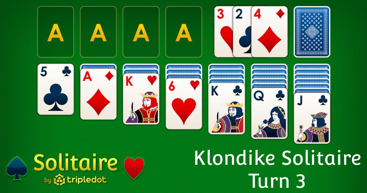 Klondike Solitaire (Turn 3) - Play Online & Free